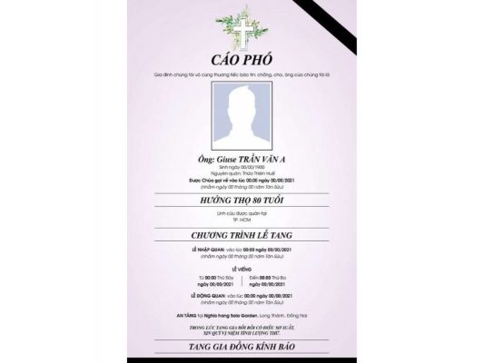 10+ mẫu cáo phó file word - FJN Tech - Giải pháp Digital Marketing trực ...