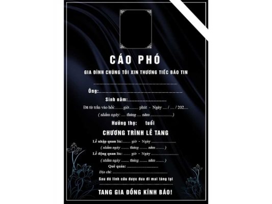 10+ mẫu cáo phó file word - FJN Tech - Giải pháp Digital Marketing trực ...
